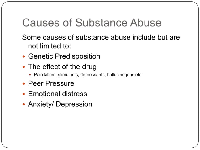 Substance abuse | PPTX