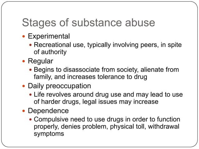 Substance abuse | PPTX