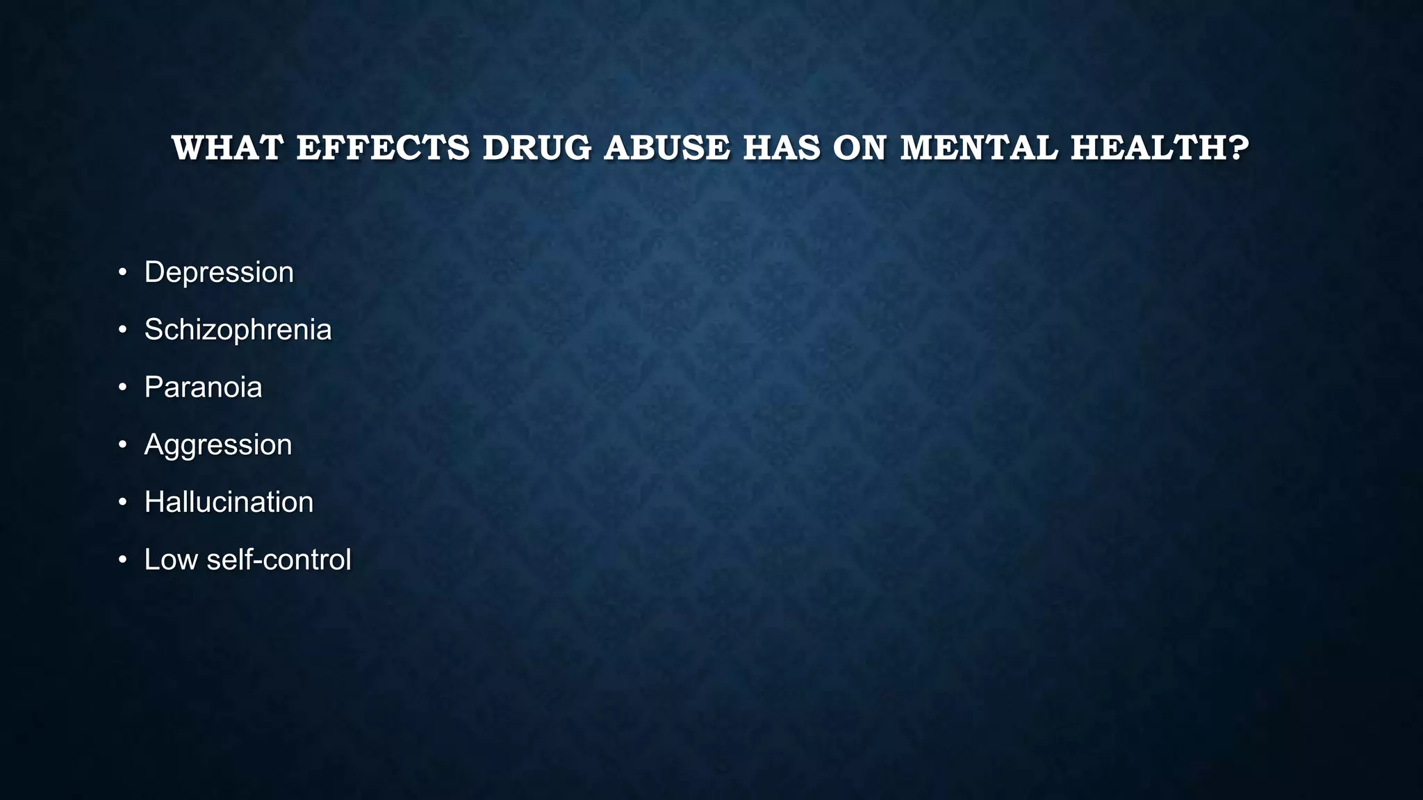 Substance abuse | PPTX | Substance Abuse | Diseases and Conditions