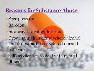 Substance abuse | PPTX