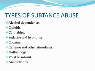 Substance abuse | PPTX