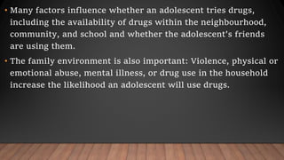 Substance abuse | PPTX | Substance Abuse | Diseases and Conditions