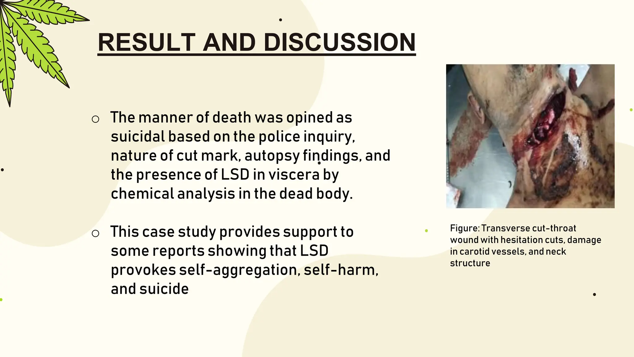 Substance of Abuse : Case studies and review. | PPTX