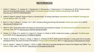 Substance of Abuse : Case studies and review. | PPTX