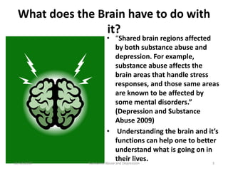 Substance Abuse And Depression | PPTX