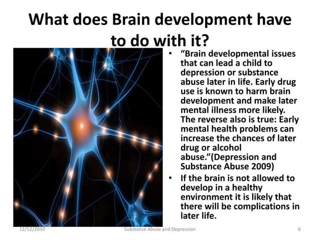 Substance Abuse And Depression | PPTX | Brain and Nervous System ...