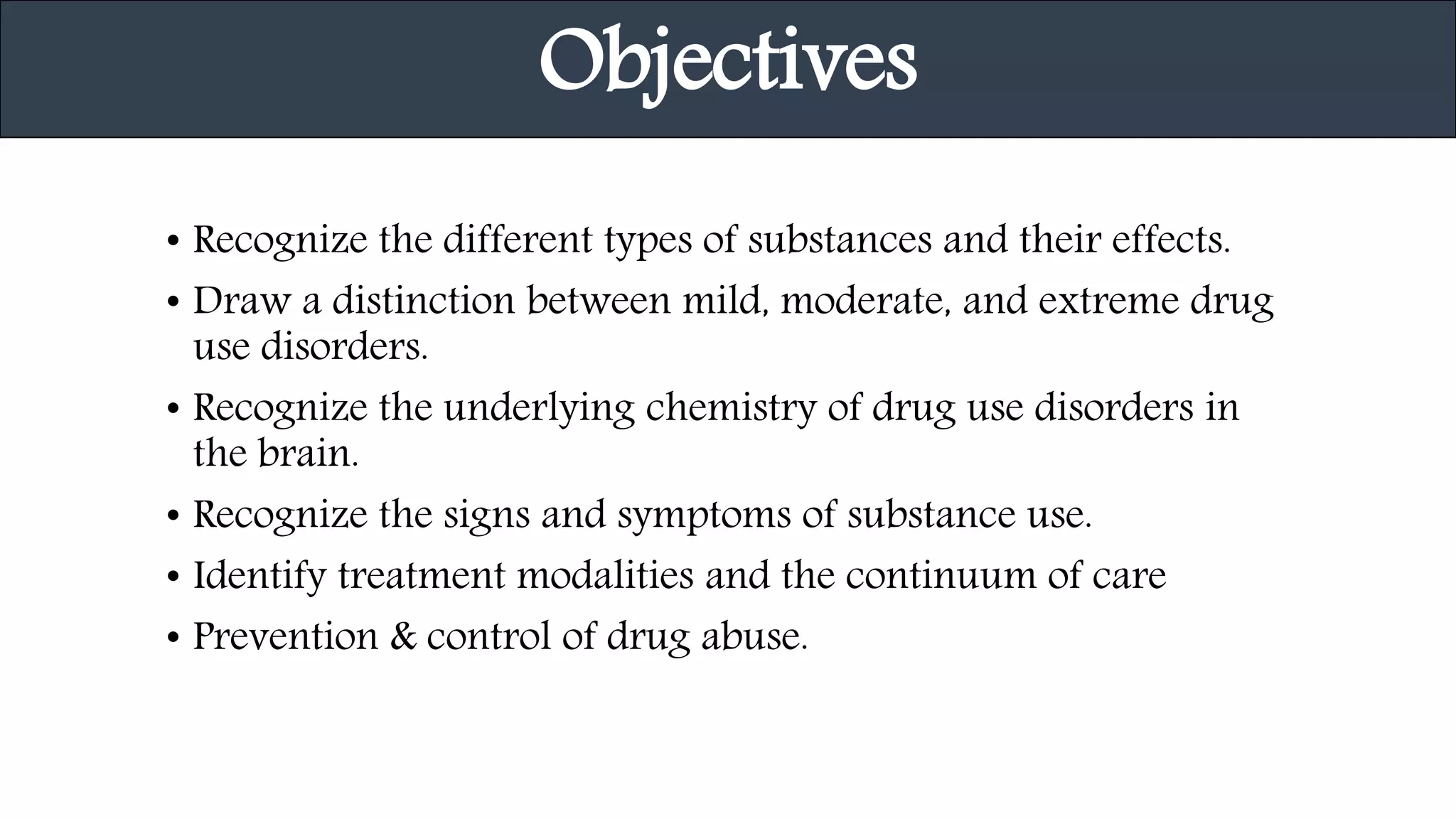 ‘Substance abuse and prevention’ | PPTX
