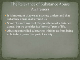 Substance Abuse And Society | PPTX