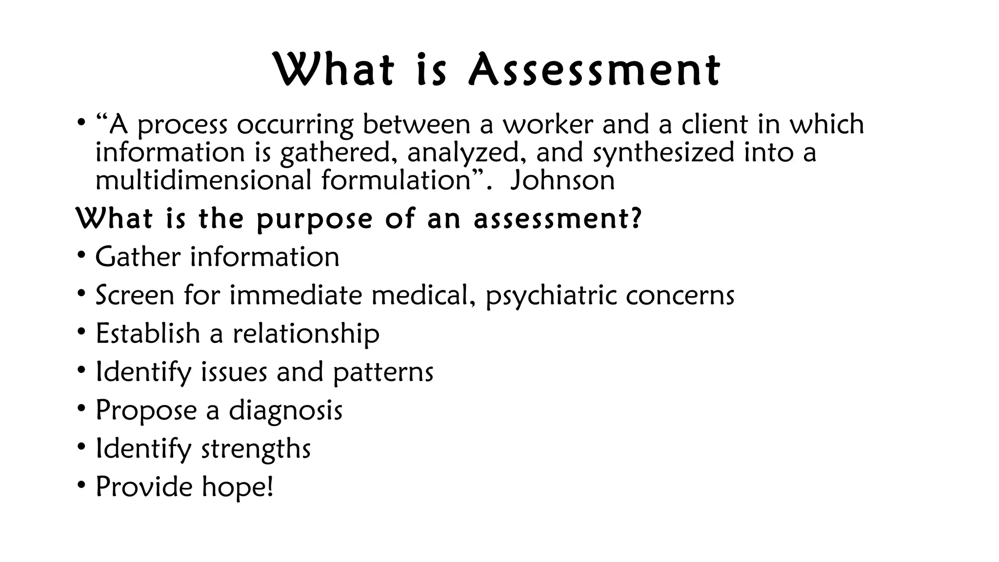Substance abuse assessment | PPT