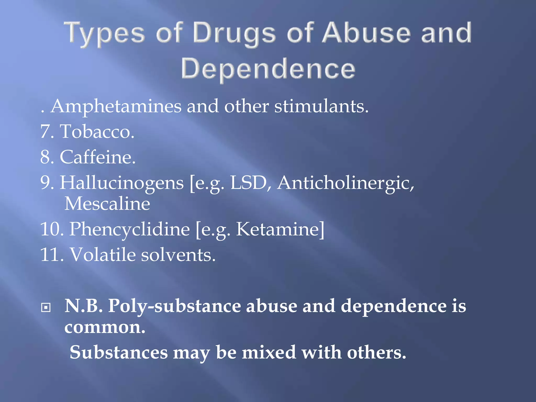 Substance abuse assignment | PPTX