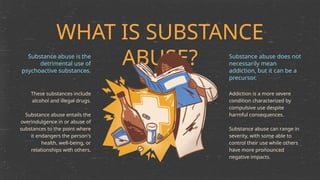 Substance Abuse Awareness Educational Presentation in Yellow and Black ...