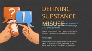 Substance Abuse Awareness Educational Presentation in Yellow and Black ...