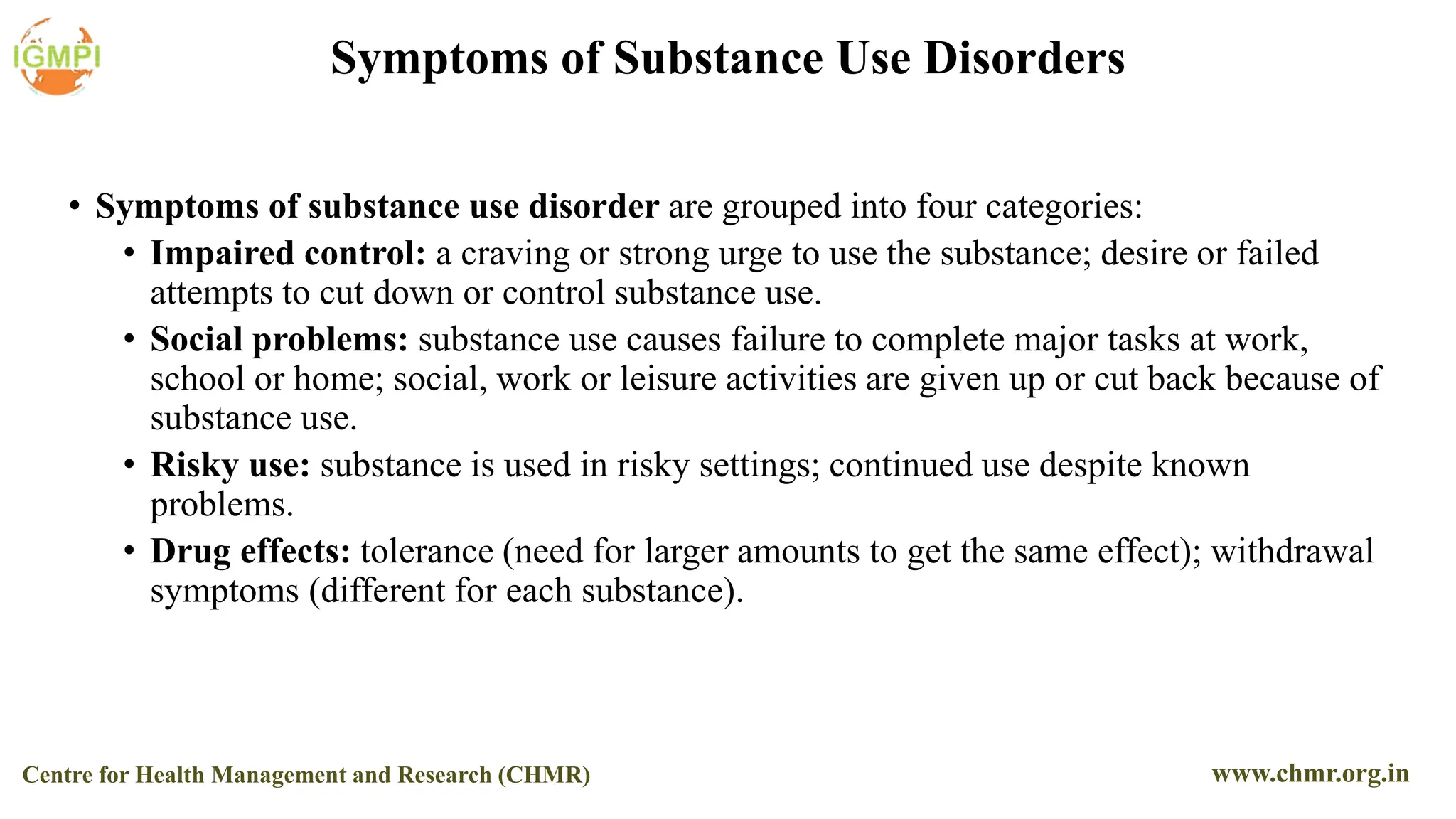 Substance Abuse Disorders and its treatments | PDF