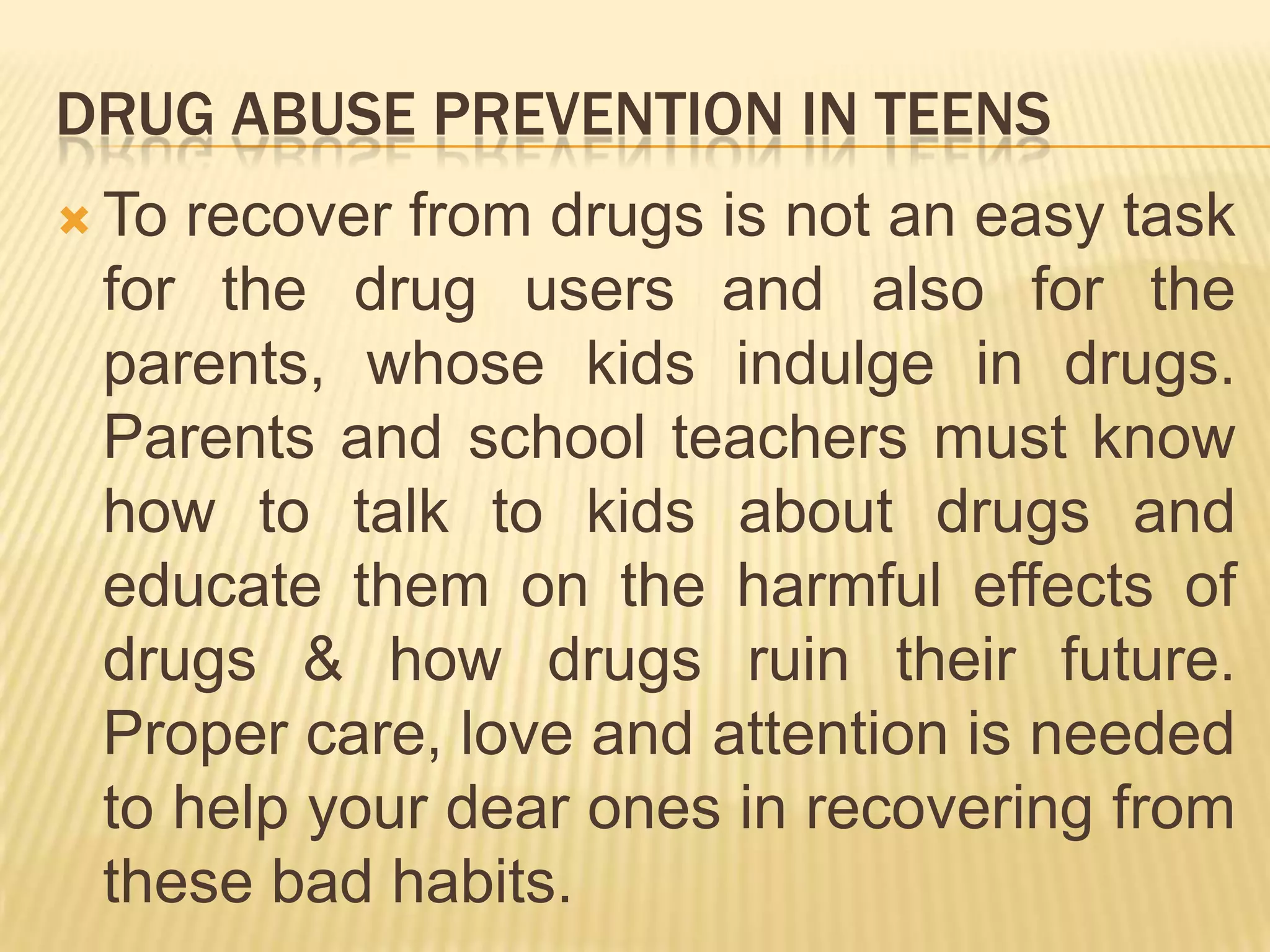 Substance Abuse Education | PPTX