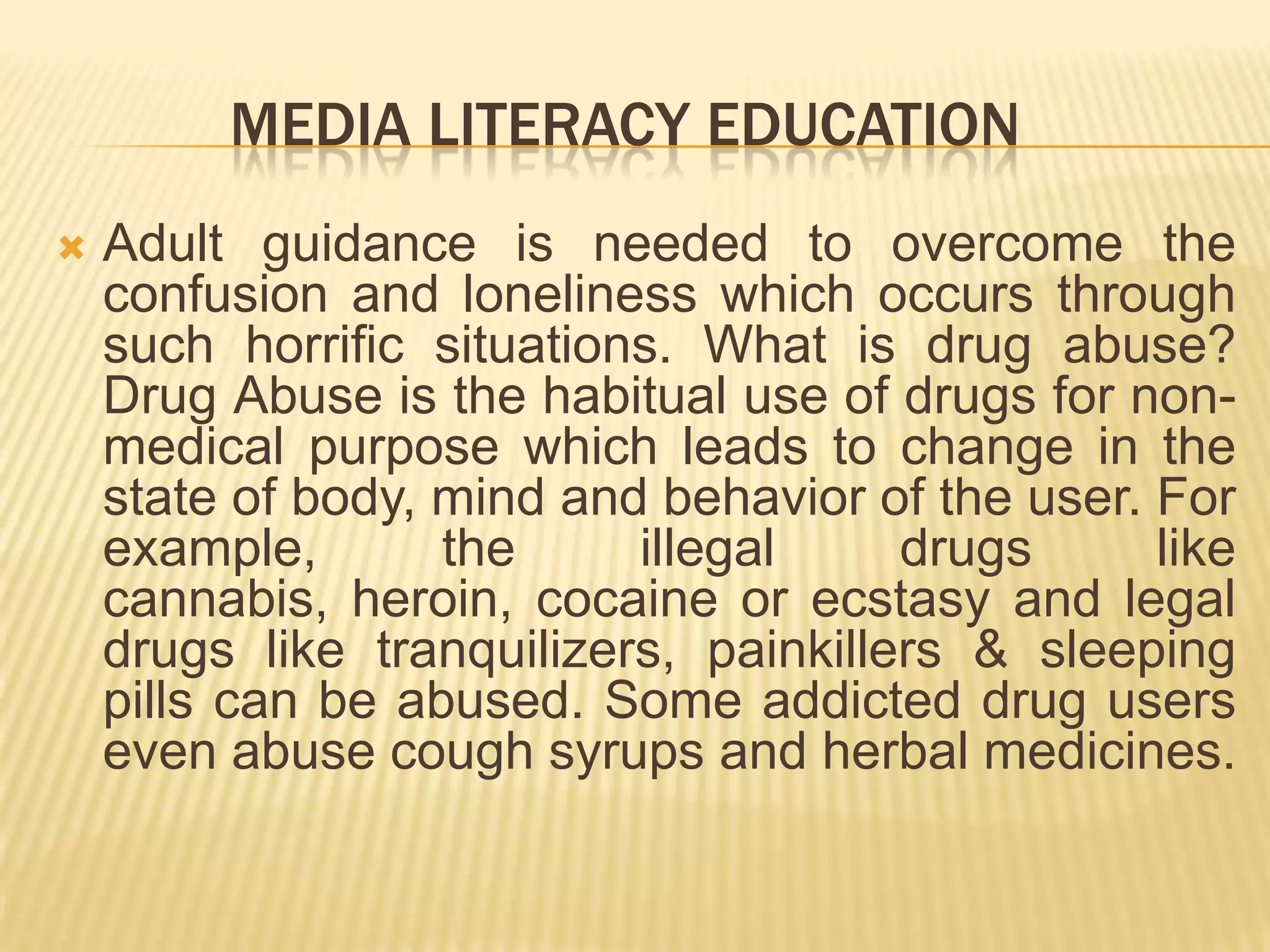 Substance Abuse Education | PPTX