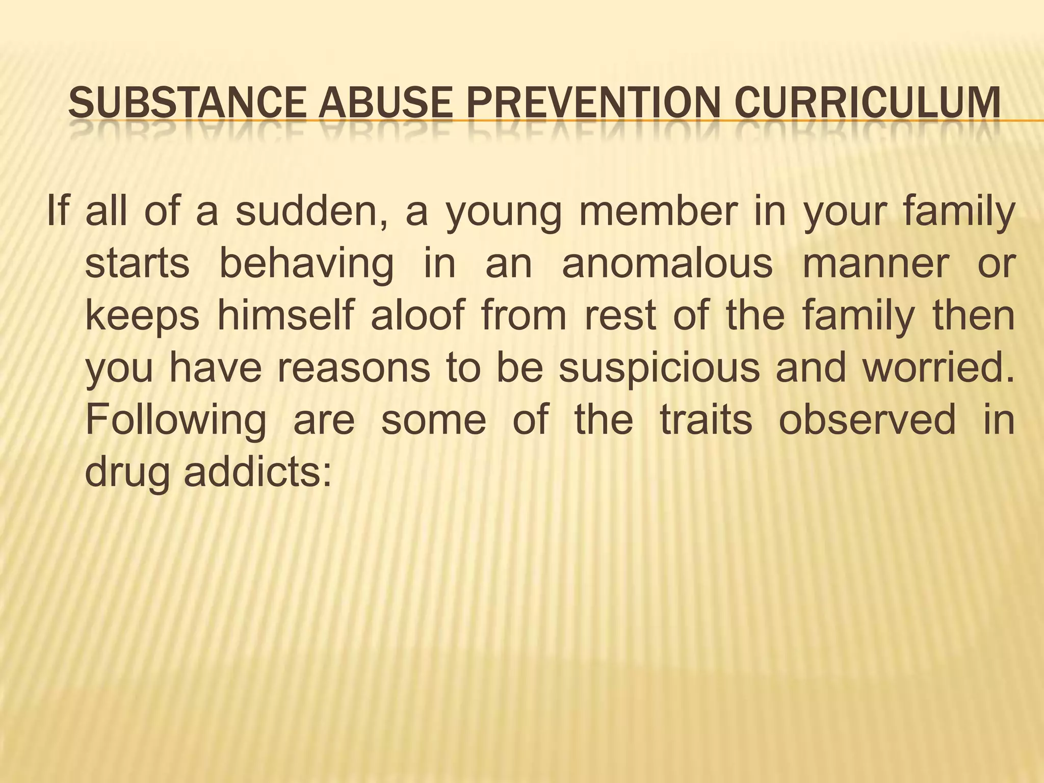 Substance Abuse Education | PPTX | Illegal Drugs, Tobacco, eCigarettes ...