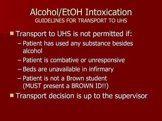 Substance Abuse and Toxicology CME 2007 | PPT