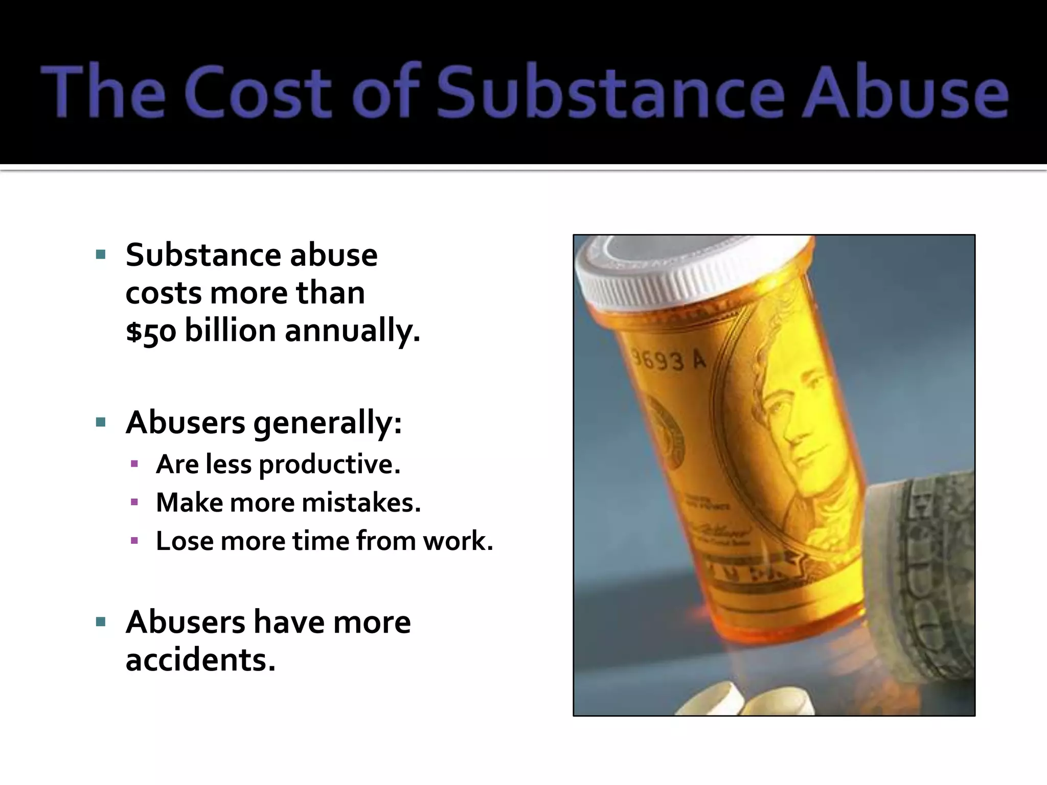 Substance abuse in the workplace ppt (sflpp version) | PPTX