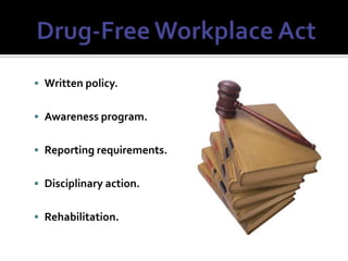Substance abuse in the workplace ppt (sflpp version) | PPTX