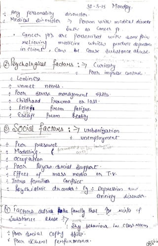 Substance abuse or drug abuse (BSC , GNM NURSING NOTES).pdf