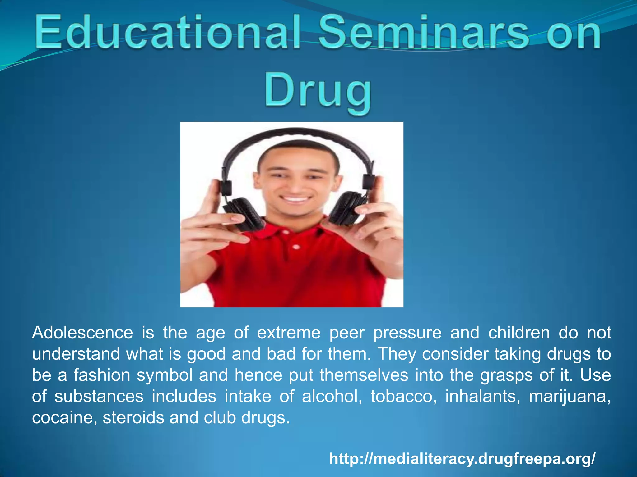 Substance abuse prevention curriculum | PPTX