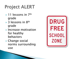 Substance Abuse Prevention Programs for Children and Adolescents | PPTX