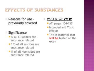 Substance abuse rf order 5 | PPT
