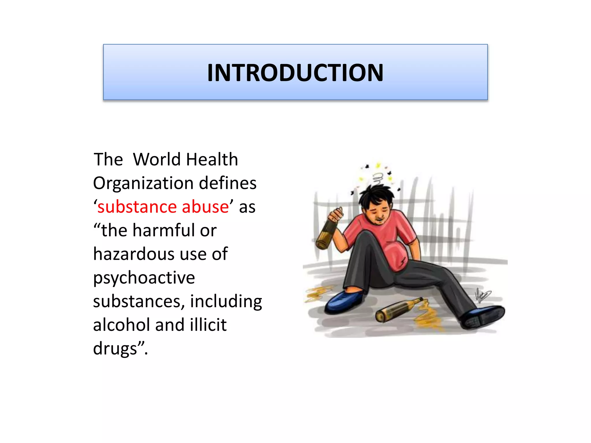 Substance abuse | PPTX