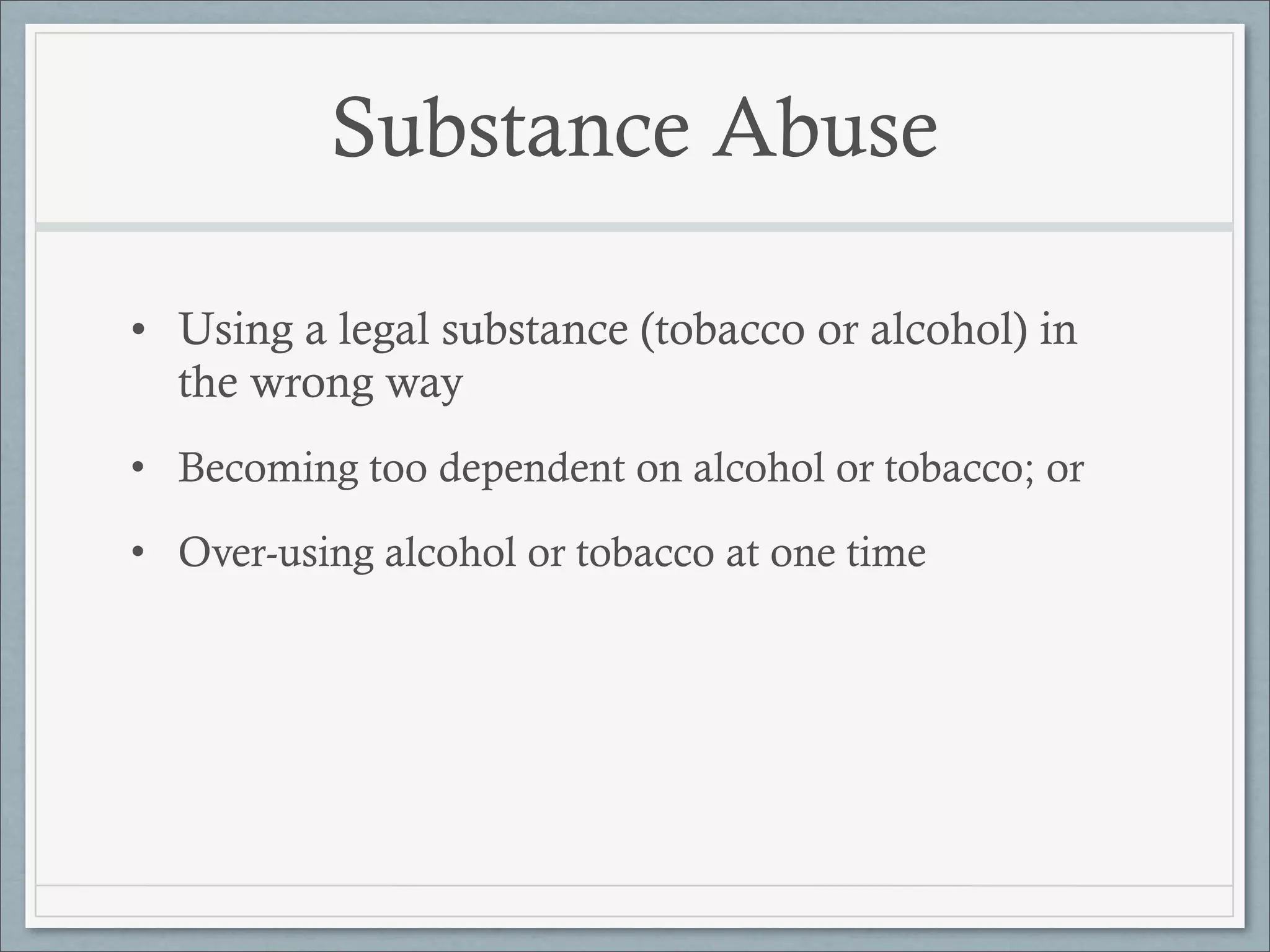 Substance abuse slideshow 1 by Anna | PPT