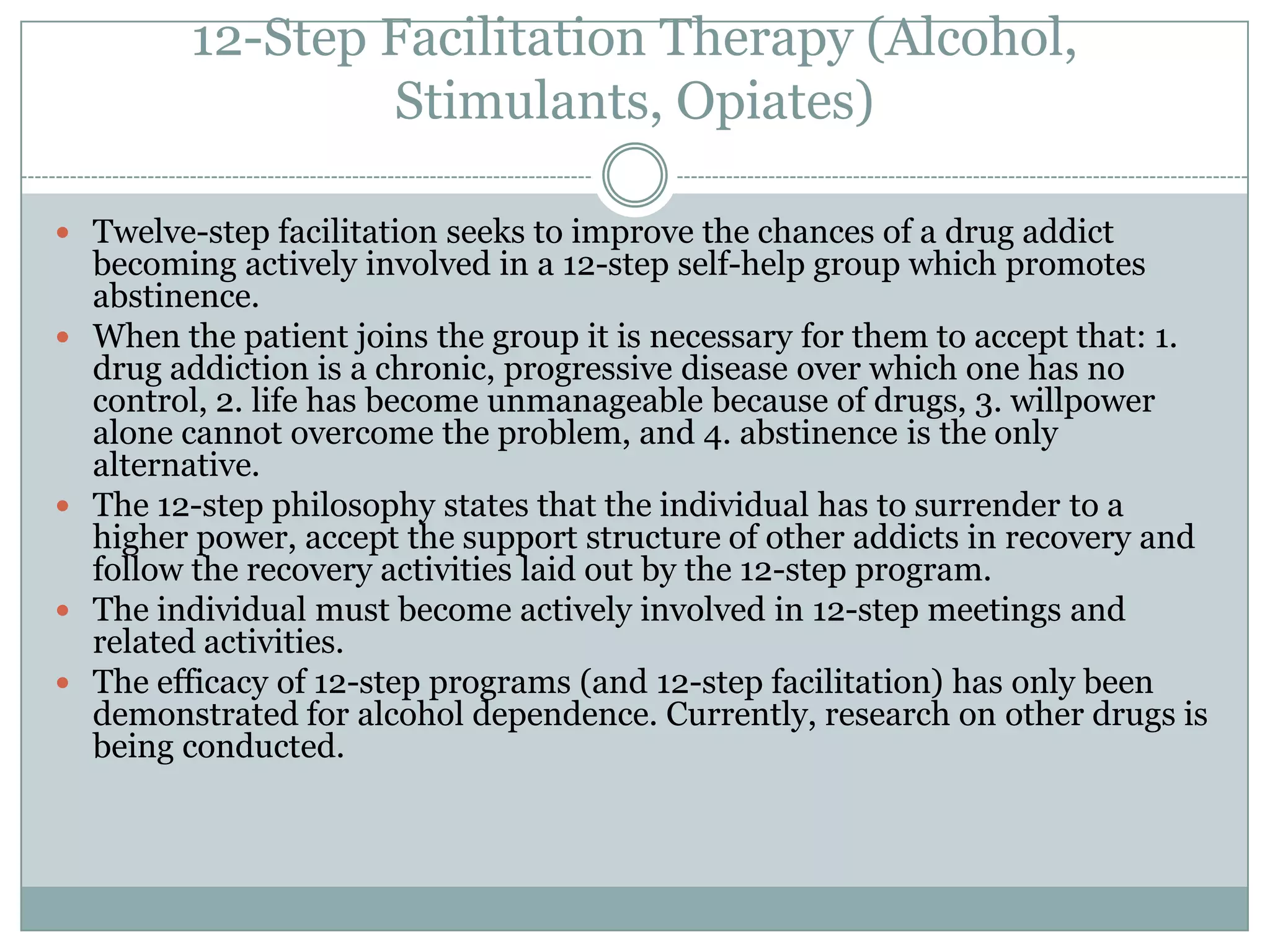 Substance abuse treatment | PPTX