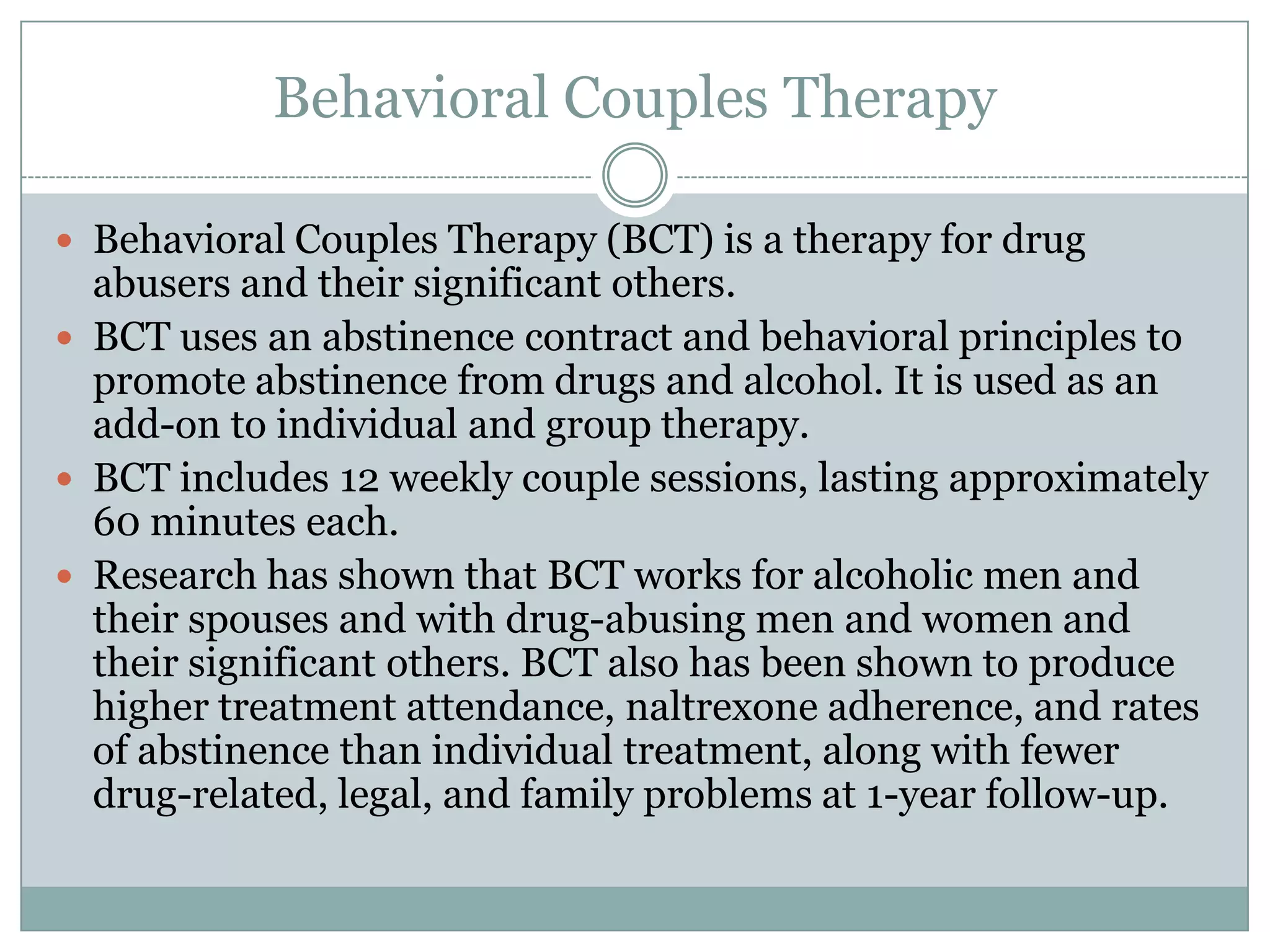 Substance abuse treatment | PPTX