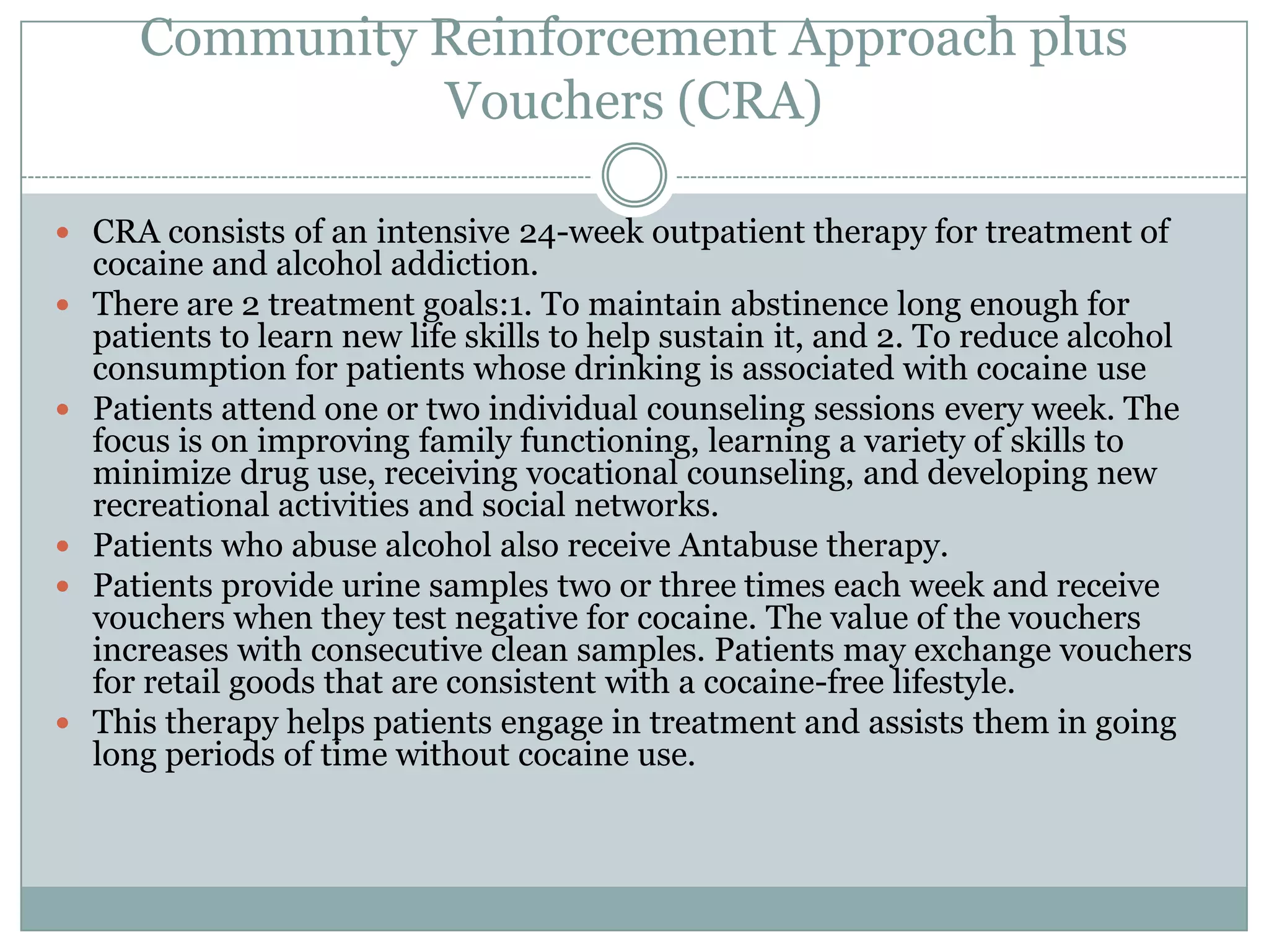 Substance abuse treatment | PPTX