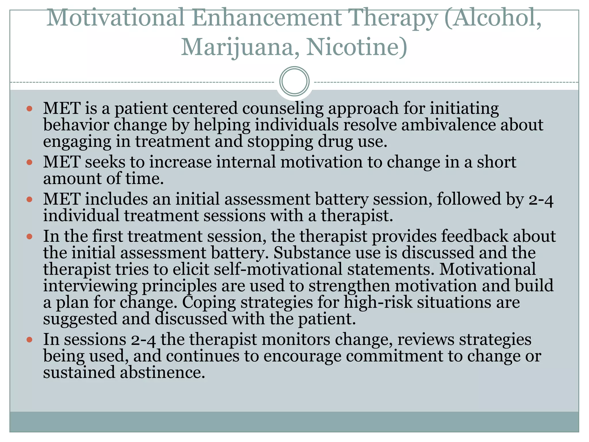 Substance abuse treatment | PPTX