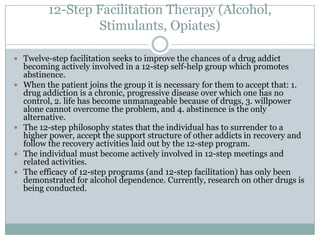 Substance abuse treatment | PPTX