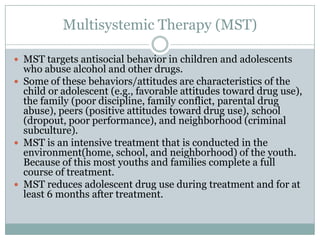 Substance abuse treatment | PPTX