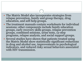 Substance abuse treatment | PPTX