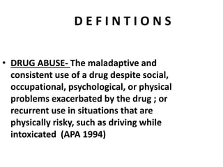 Substance abuse UNIT IV.pptx