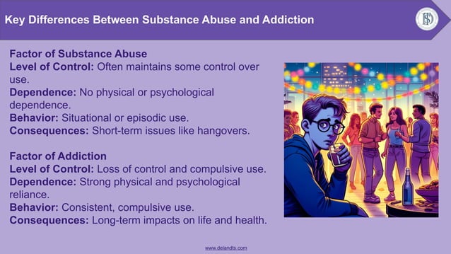 Substance Abuse vs. Addiction: Understanding the Difference | PPTX