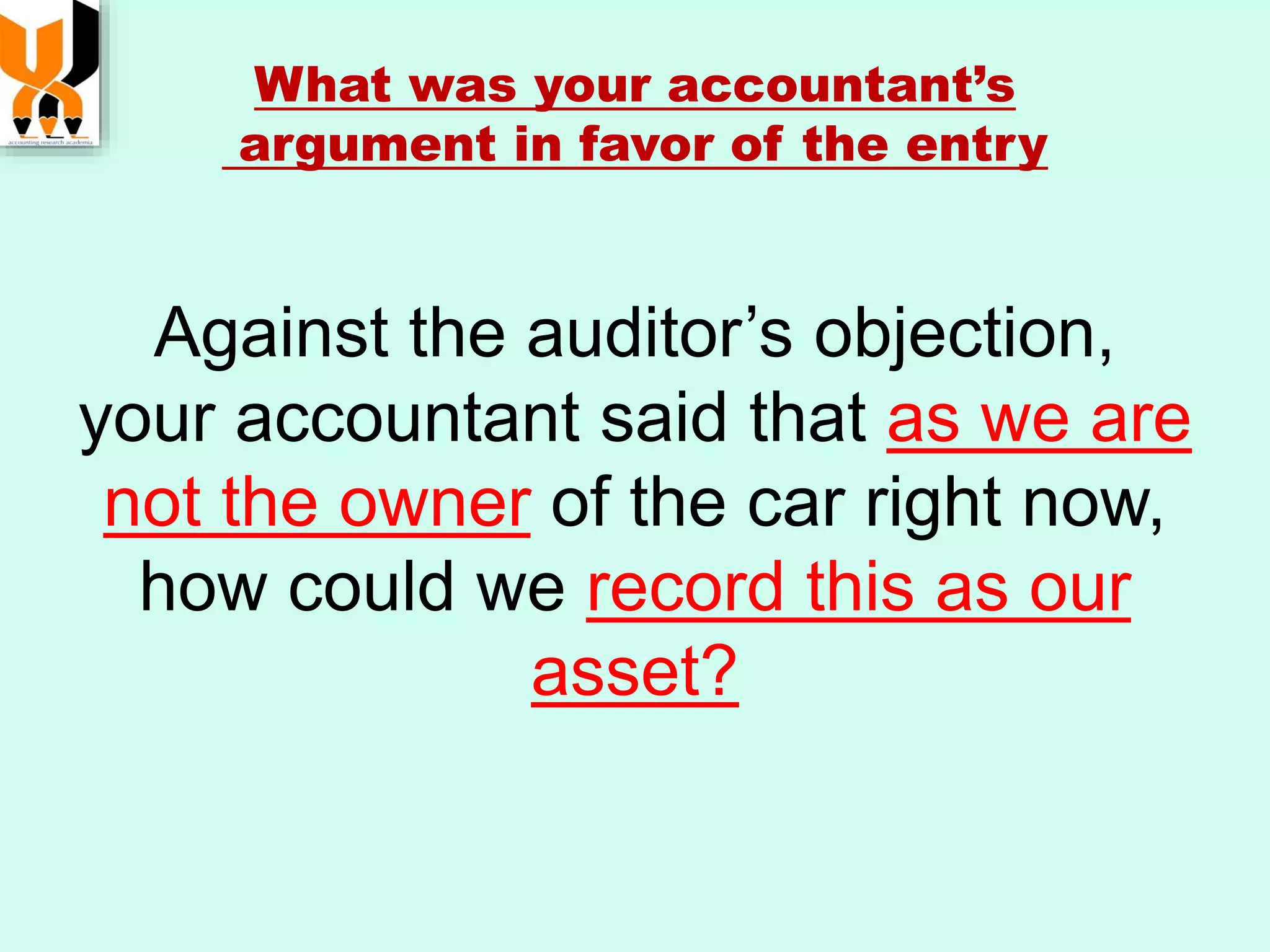 What is Substance Over form? | PPTX