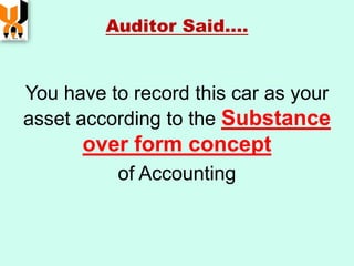 What is Substance Over form? | PPTX