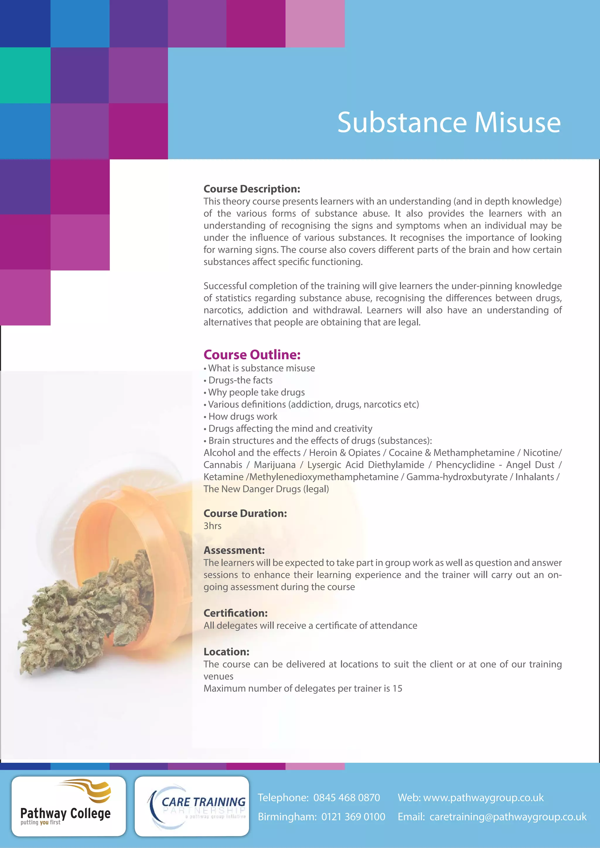 Substance Misuse Training Course | PDF