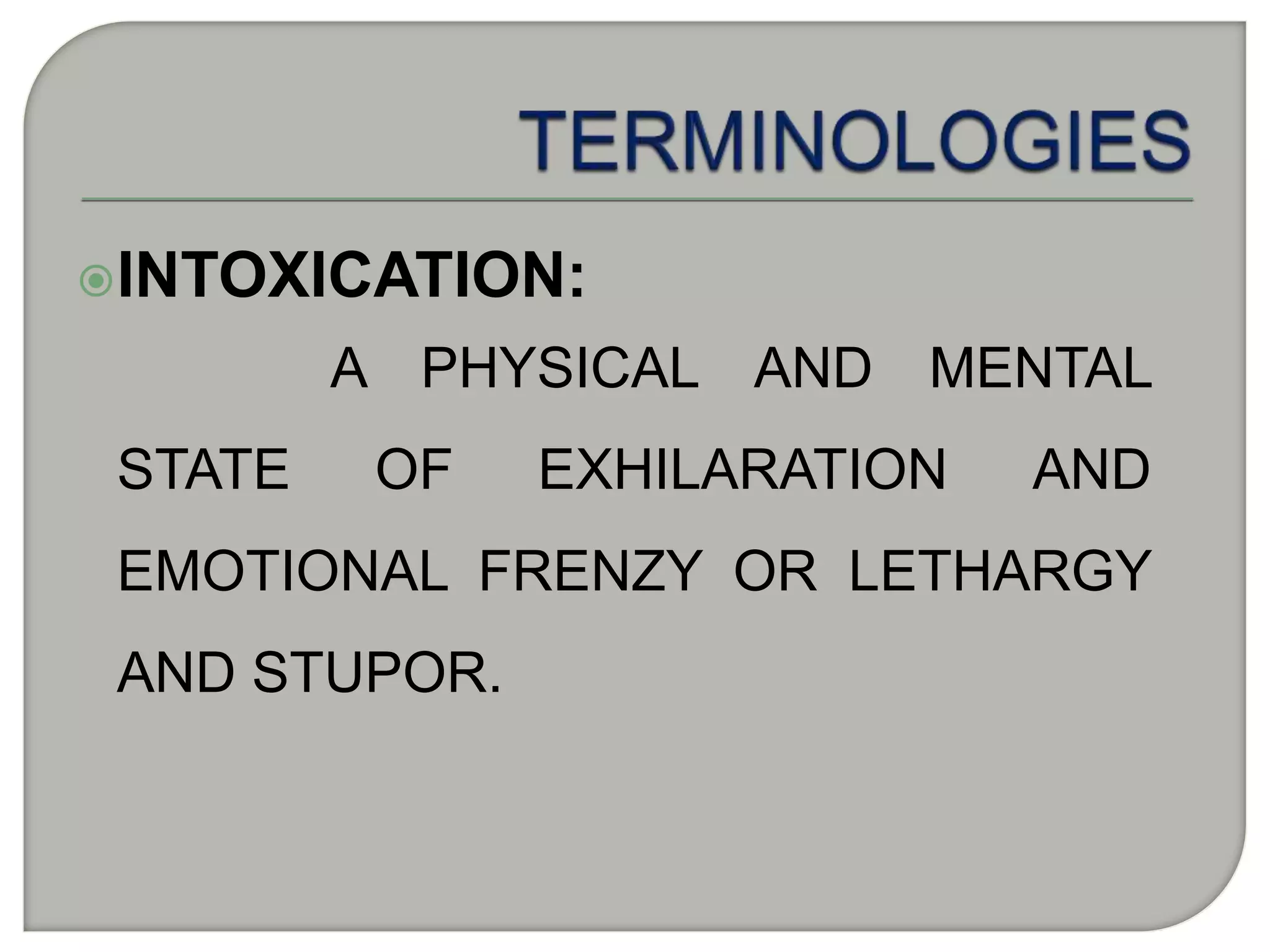 Substance related disorders in psychiatric nursing | PPTX