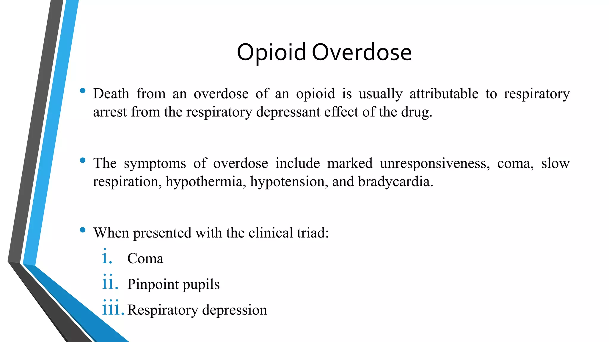 Opioid use disorders | PPTX
