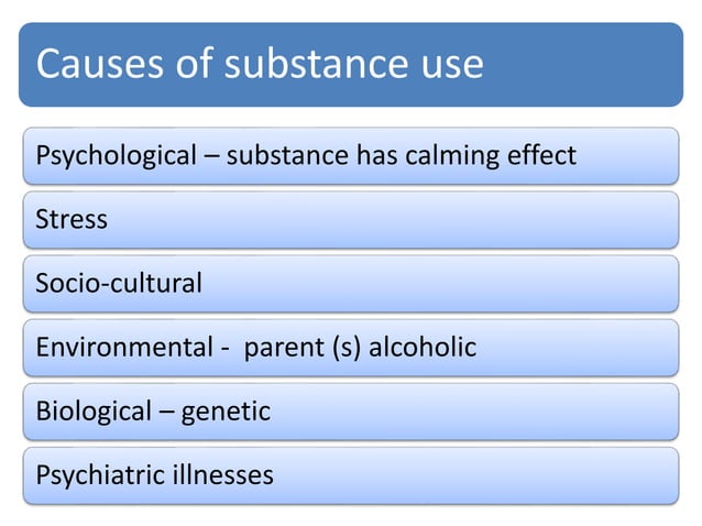 Substance use disorder | PPTX | Substance Abuse | Diseases and Conditions