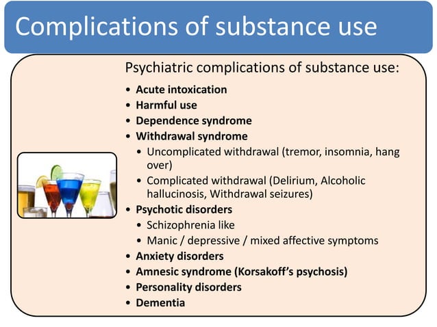 Substance use disorder | PPTX | Substance Abuse | Diseases and Conditions