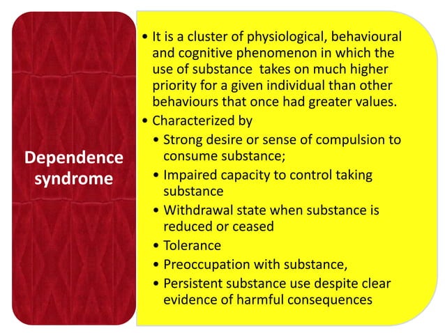 Substance use disorder | PPTX | Substance Abuse | Diseases and Conditions