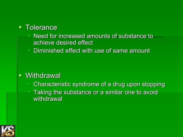 Substance use disorder | PPTX | Illegal Drugs, Tobacco, eCigarettes ...