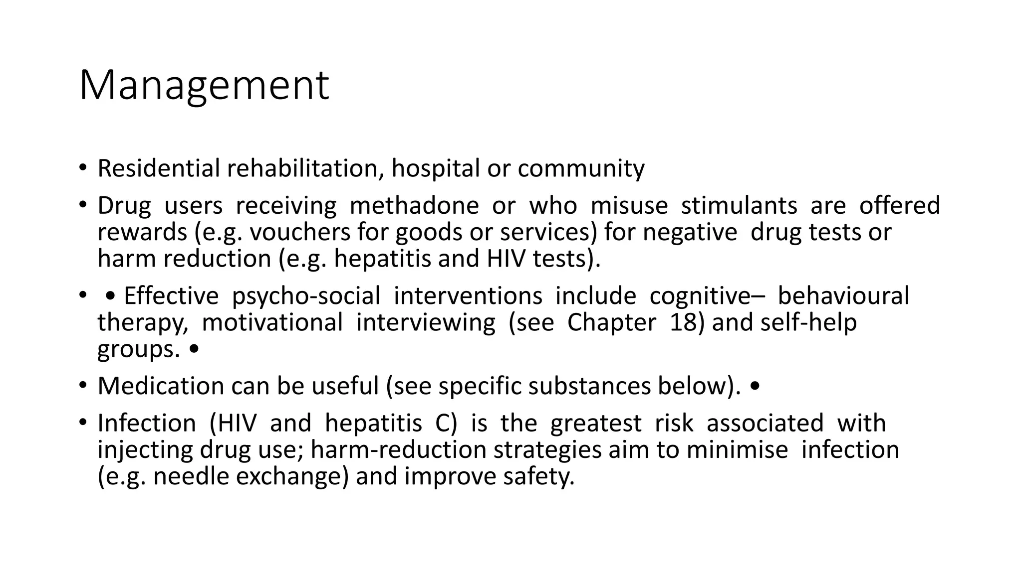 Substance use disorder | PPTX | Smoking Cessation | Wellness