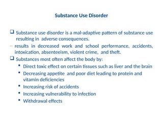 Comprehensive Management of Substance Use Disorder in Primary Care | PPTX