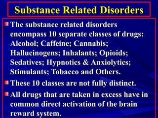 Substance use disorders | PPT